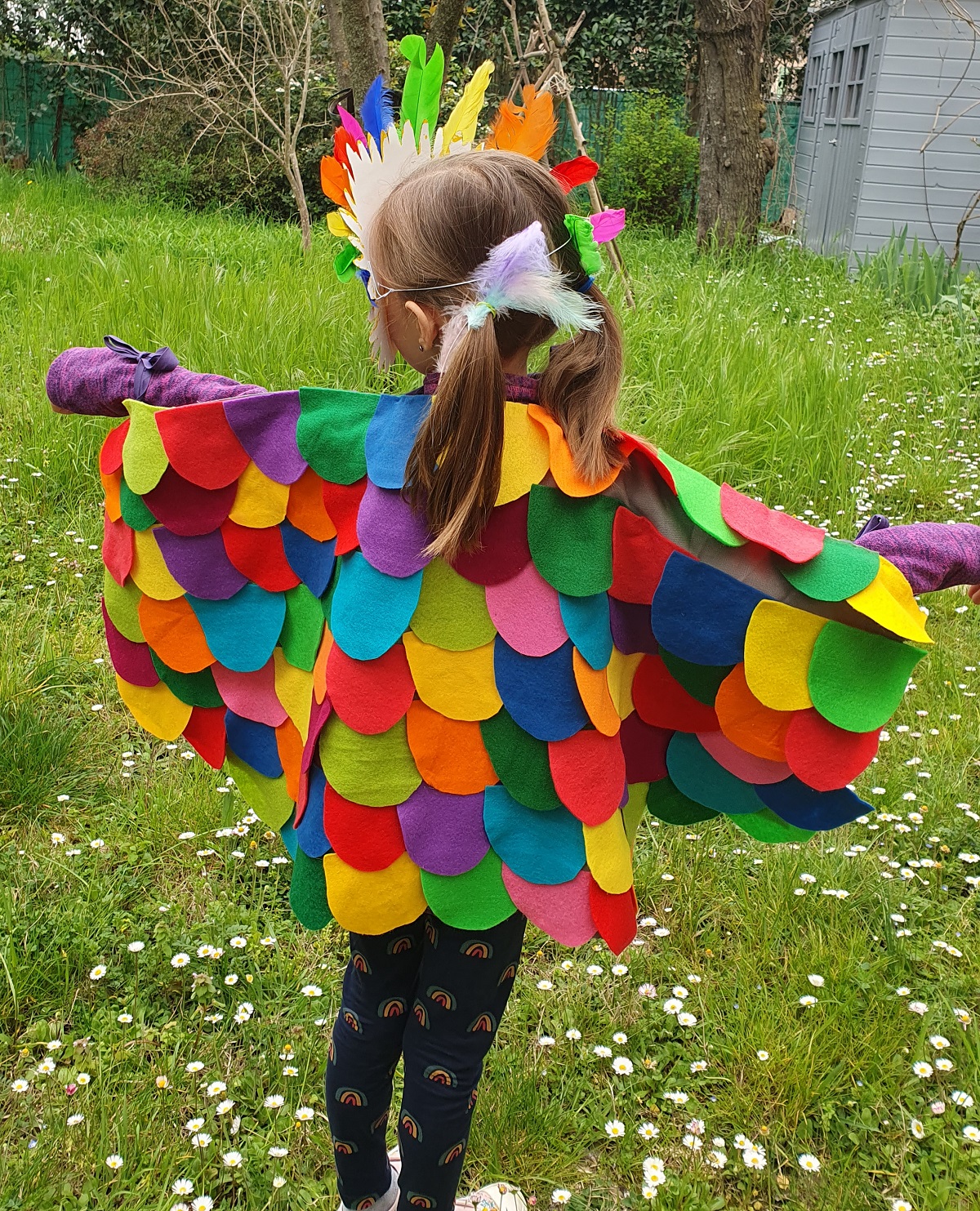 DIY la cape oiseau pour le carnaval – Cécé from Aix